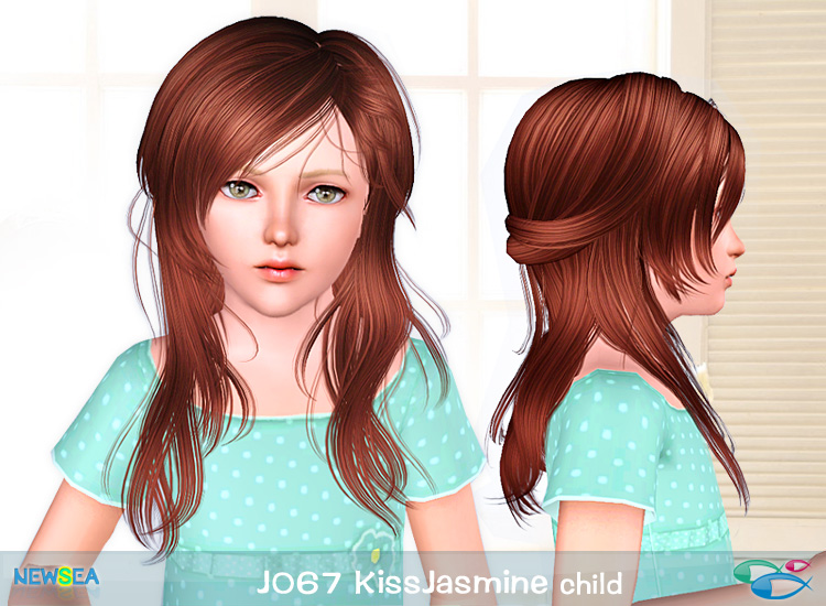 Jo 67 Kiss Jasmine Modern Haircut By Newsea Sims 3 Hairs