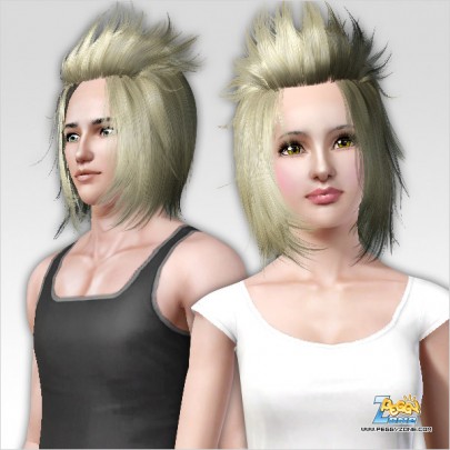 Special - Spiky haircut ID 000005 by Peggy Zone - Sims 3 Hairs