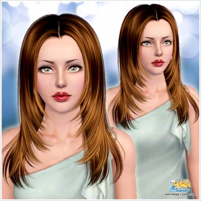 Framing layers hairstyle ID 826 by Peggy Zone - Sims 3 Hairs