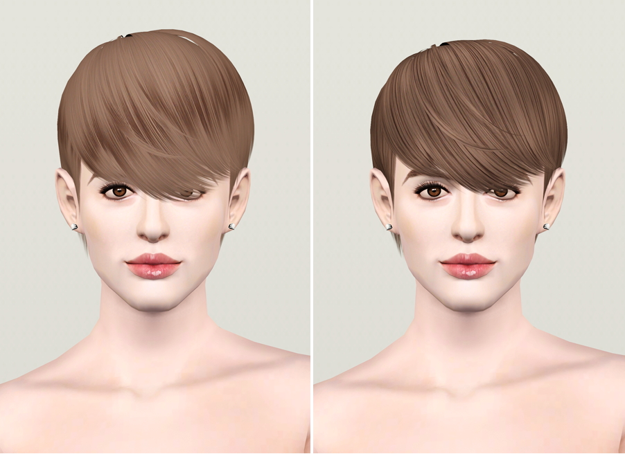 Smooth and straight hair for boys – Hair 16 by Raonjena retextured by ...