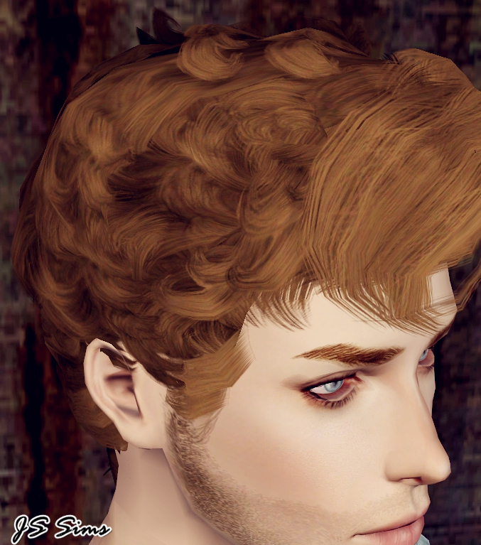 Curly hairstyle - The Lindy Hop edited by JS Sims 3 - Sims 3 Hairs