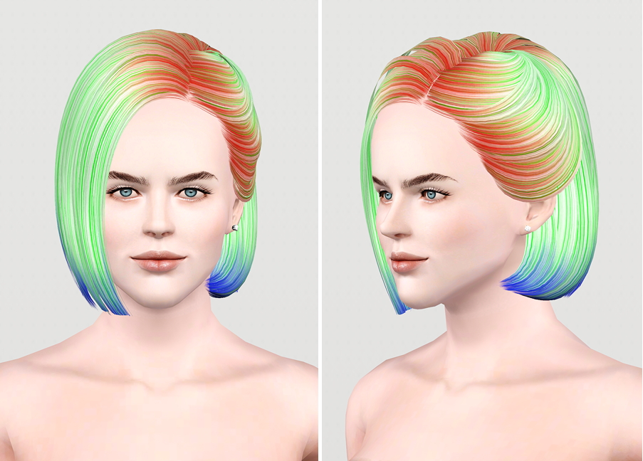 Vintage bob hairstyle - Butterfly Sims Hair 100 retextured by Rusty ...