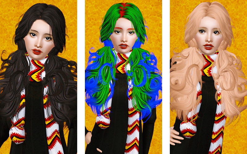 Rich waves hairstyle - Newsea Candy Bar retextured by Beaverhausen ...