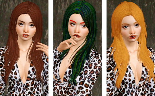 The Middle Part Maiden hairstyle - Newsea’s Sand Glass retextured by ...