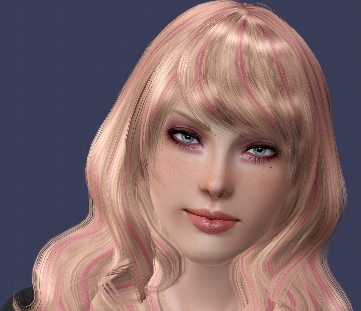 Bangs hairstyle Cazy's Sorrow retextured by Bring Me Victory - Sims 3 Hairs