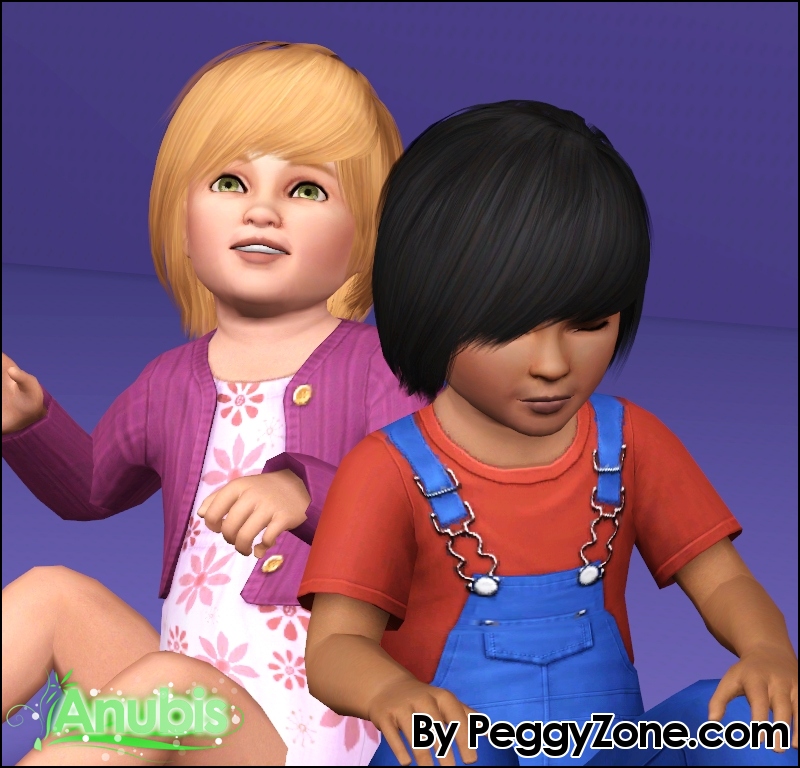 Bedhead harstyle Peggy`s 57 retextured by Anubis - Sims 3 Hairs