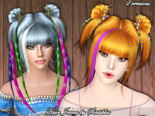 Anime hairstyle by Sintiklia - Sims 3 Hairs