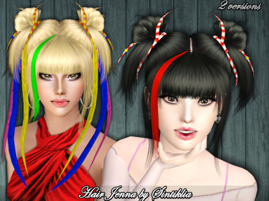Anime hairstyle by Sintiklia - Sims 3 Hairs