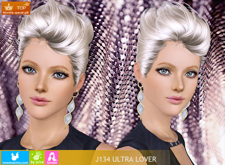 The perfect Pixie hairstyle J134 UltraLover by NewSea - Sims 3 Hairs