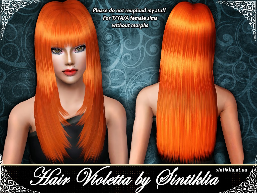 Casual bangs hairstyle by Sintiklia - Sims 3 Hairs