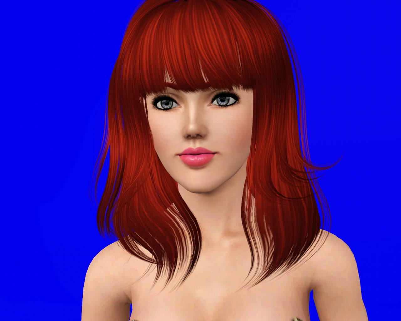 Peggy 06735 hairstyle retextured by Savio - Sims 3 Hairs