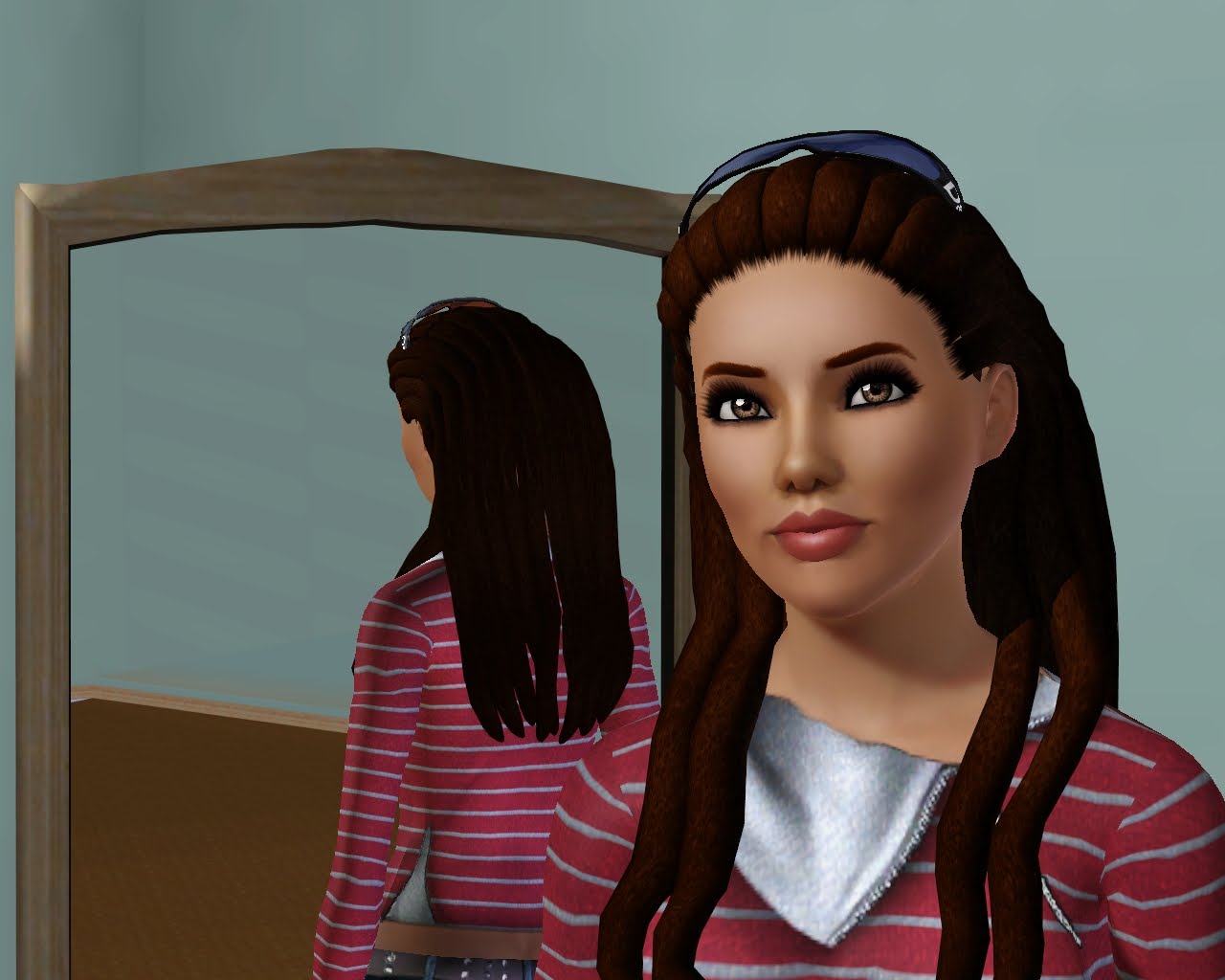 Nouk loose dreads hairstyle by Savio - Sims 3 Hairs