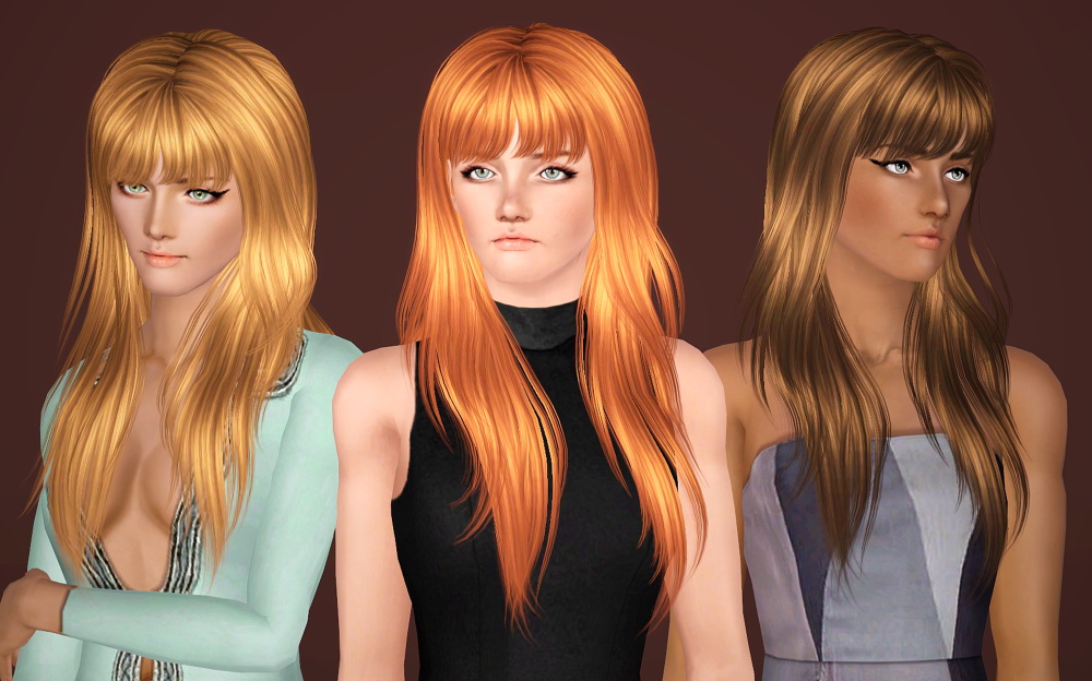NewSea`s Crow long layered with bangs hairstyle retextured by Brad ...