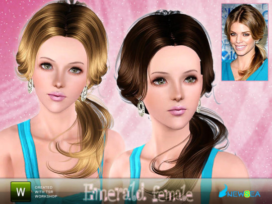 Emerald hairstyle by NewSea - Sims 3 Hairs