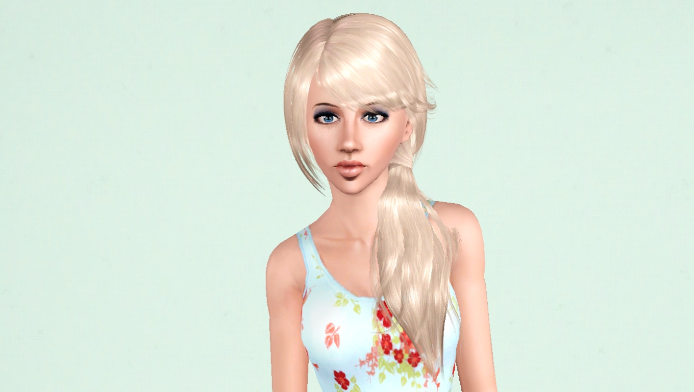 Side ponytail hairstyle Peggy`s 194 retextured by Marie Antoinette ...