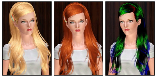 Braided crown NewSea`s Monochrome retextured by Brad - Sims 3 Hairs