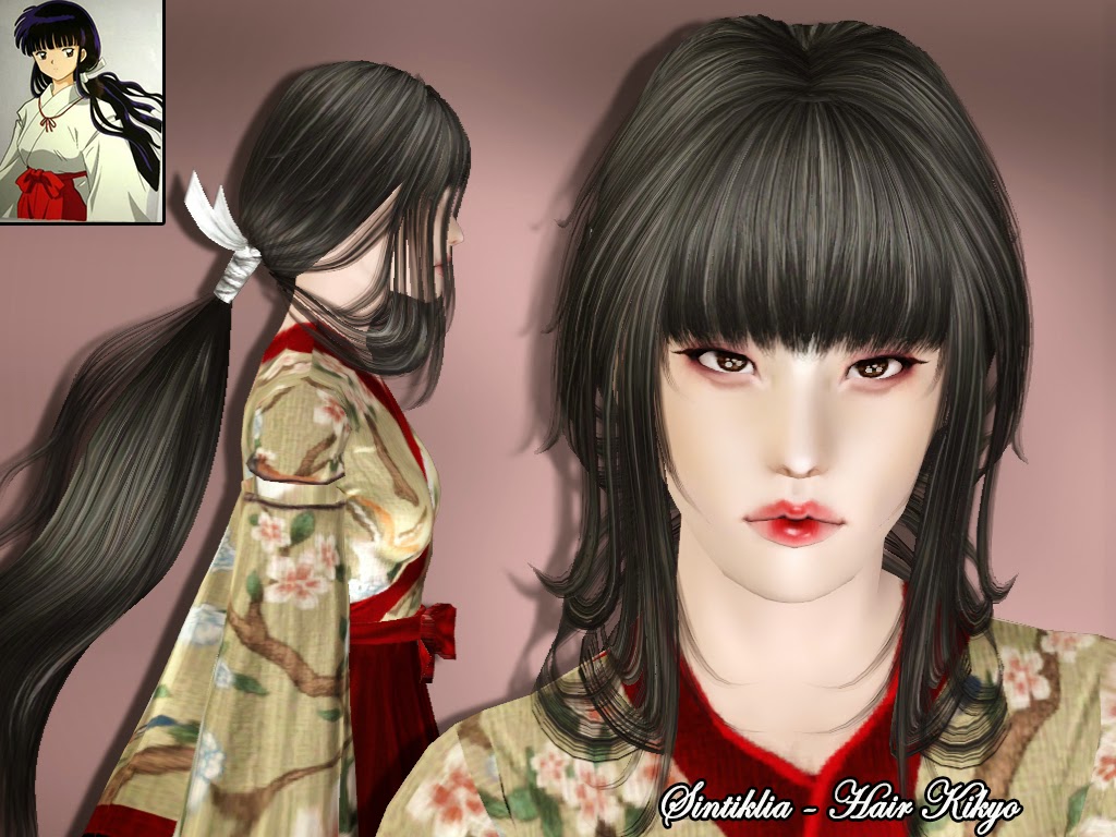 Kikyo Asiatic hairstyle by Sintiklia - Sims 3 Hairs