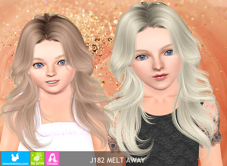J182 Melt Away Hairstyle By Newsea Sims 3 Hairs