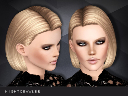 Classic bob hairstyle 17 by Nightcrawler - Sims 3 Hairs