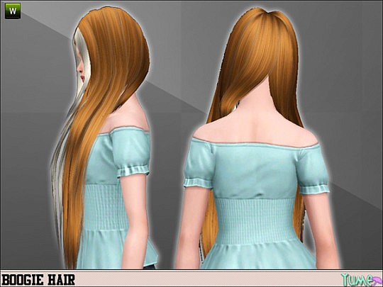 Yume Boogie hairstyle by Zauma - Sims 3 Hairs