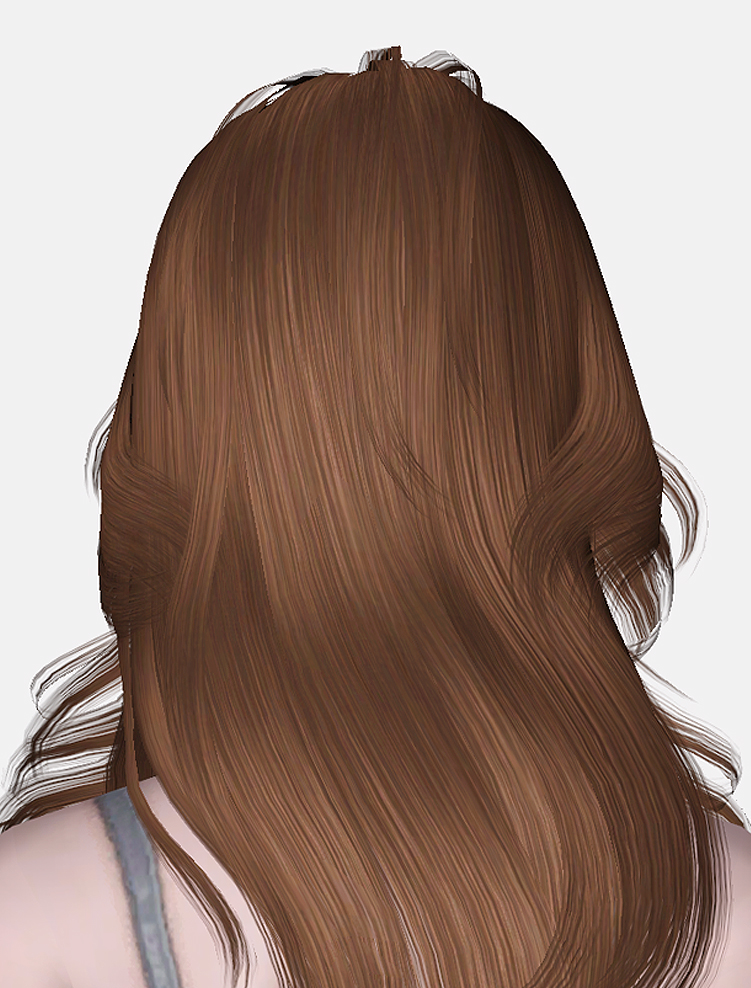 Newsea`s Melt Away Hairstyle Retextured By Momo Sims 3 Hairs