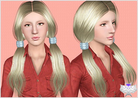 Ponytails Hairstyle by David - Sims 3 Hairs