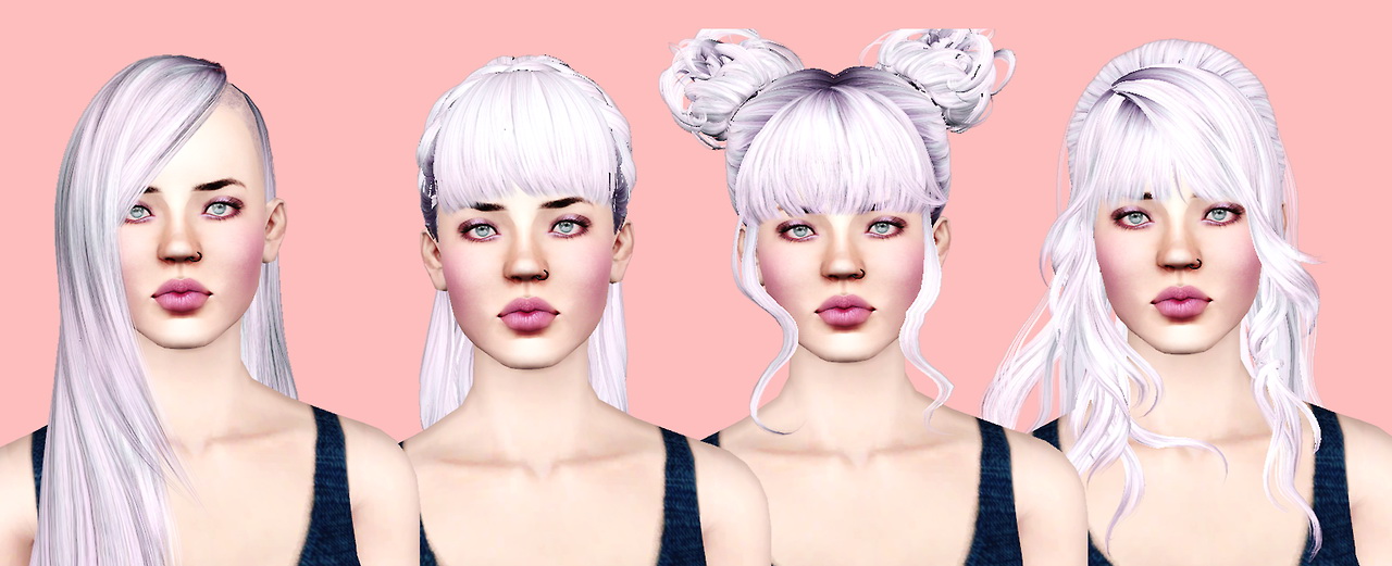 Hairstyle retextured by Simply Kitsch - Sims 3 Hairs