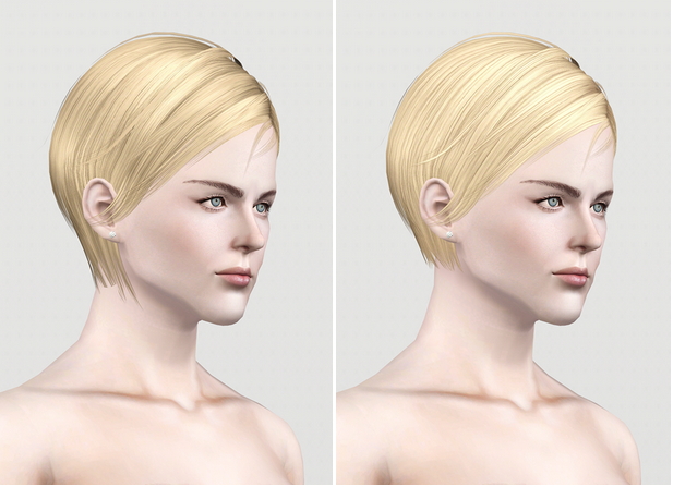 Ulker 04 hairstyle retextured by Rusty Nail - Sims 3 Hairs