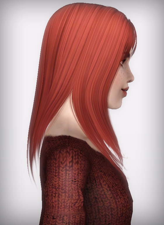 Alesso`s Ana hairstyle retextured by Forever and Alwyas - Sims 3 Hairs