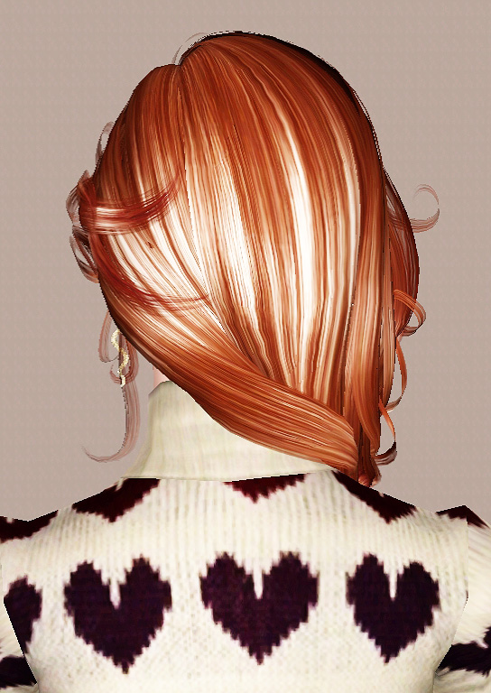 Gorgeous hairstyle retextured by Marie Antoinette - Sims 3 Hairs