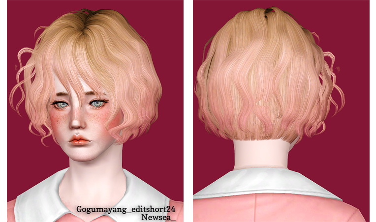 7 new hairstyle retextured by June - Sims 3 Hairs