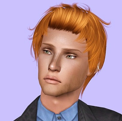 Newsea’s Benjamin retextured by Plumb Bombs - Sims 3 Hairs