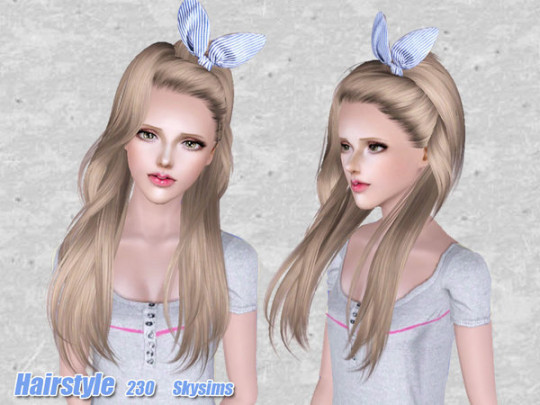 Bunny hairstyle by Skysims - Sims 3 Hairs