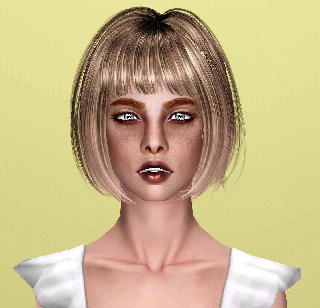 Newsea`s Physical hairstyle retextured by Thecnihs - Sims 3 Hairs