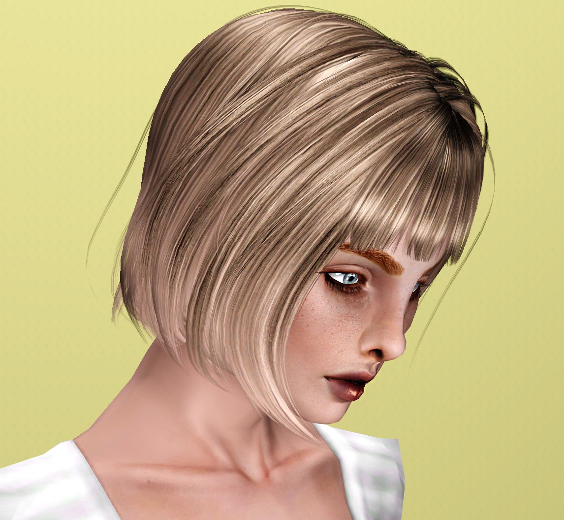 Newsea`s Physical hairstyle retextured by Thecnihs - Sims 3 Hairs