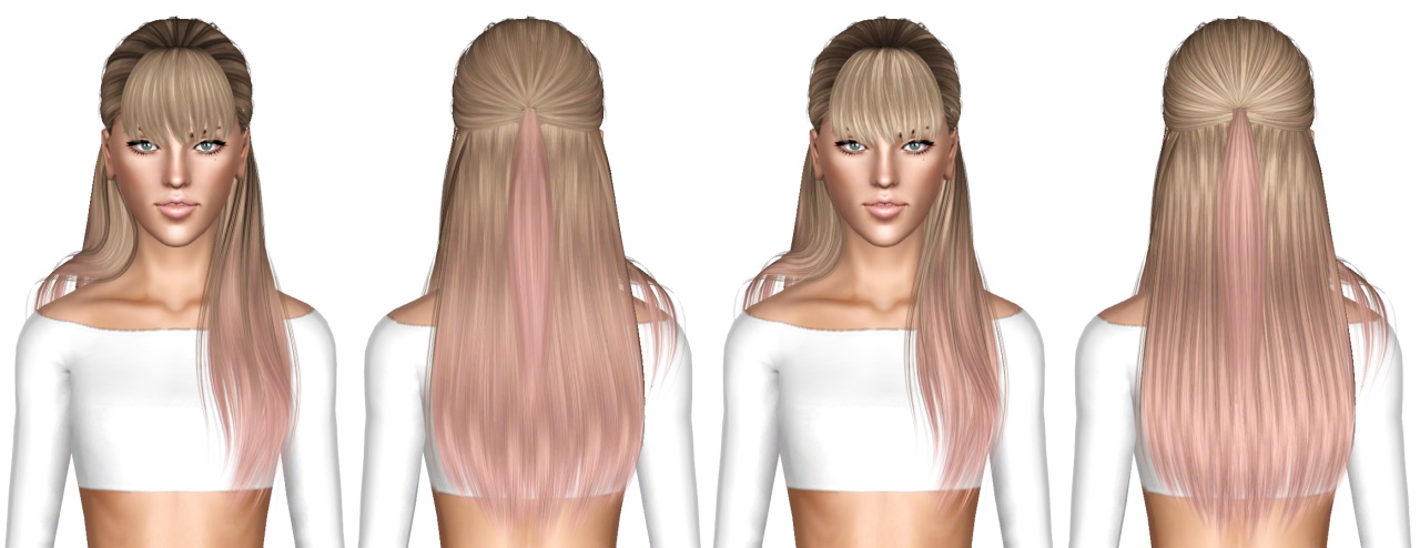 Alesso`s Edge and Studio hairstyle retextured by July Kapo - Sims 3 Hairs