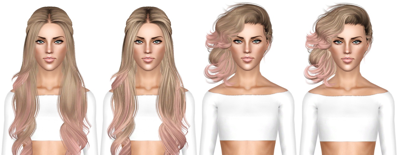 Hair dump 10 by July Kapo - Sims 3 Hairs