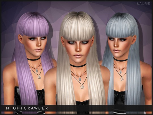 Laurie hairstyle for TS3 by Nightcrawler by The Sims Resource - Sims 3 ...